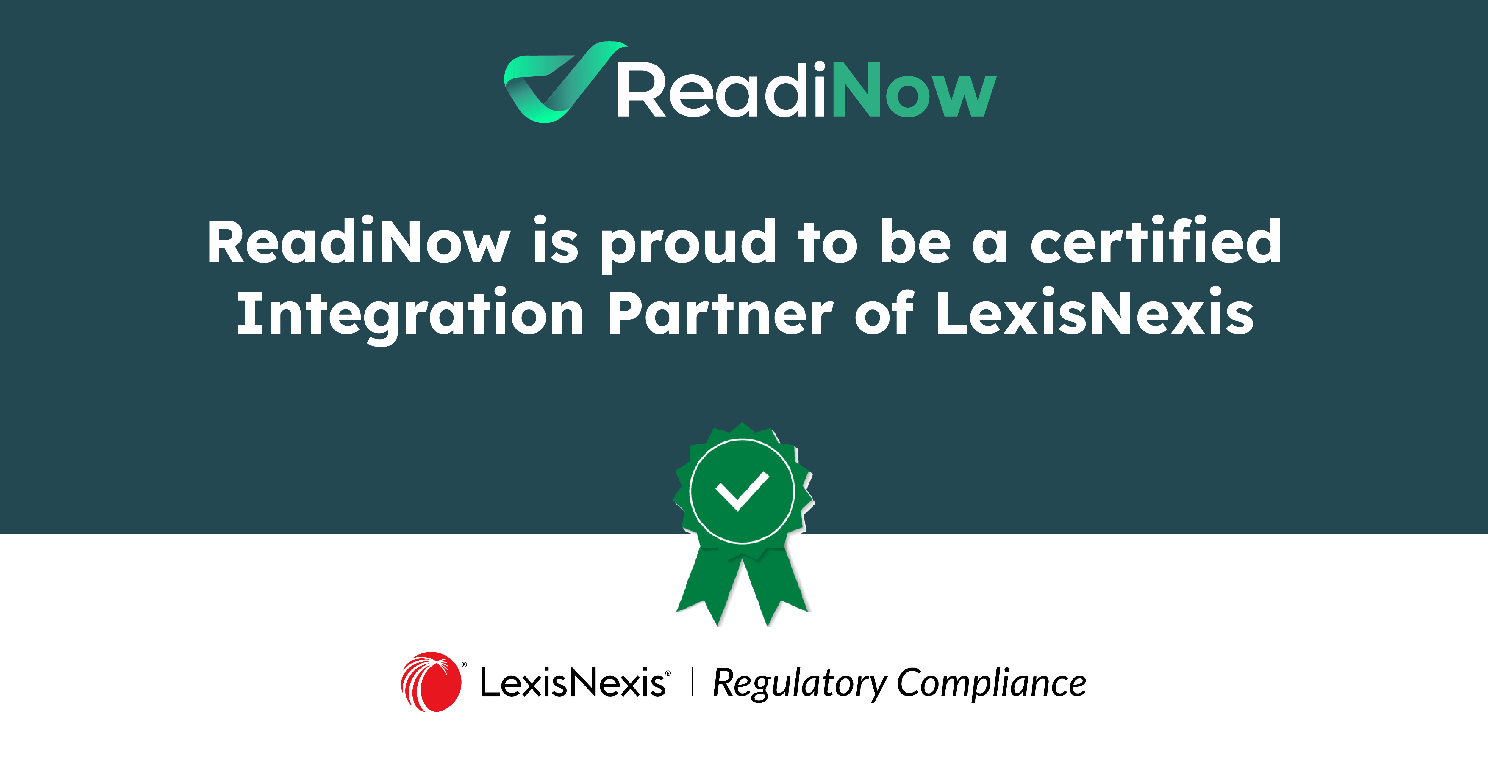 ReadiNow Announces Official Certification as a LexisNexis Partner